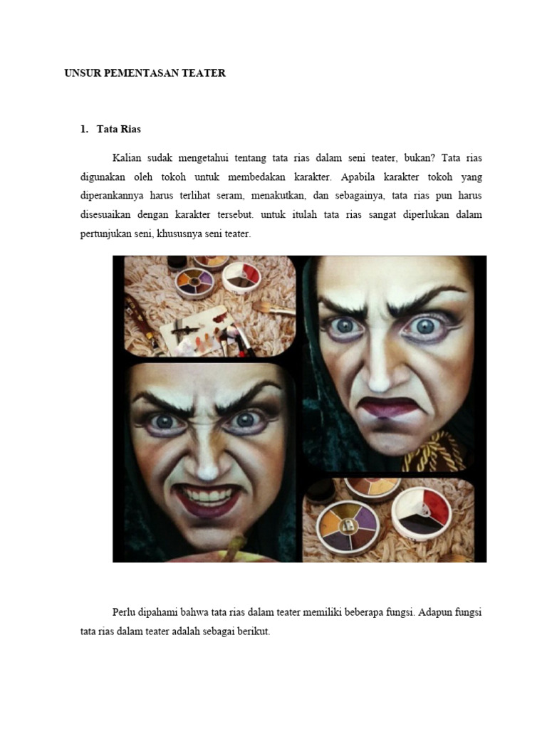 Analisis Element Pementasan Teater | PDF