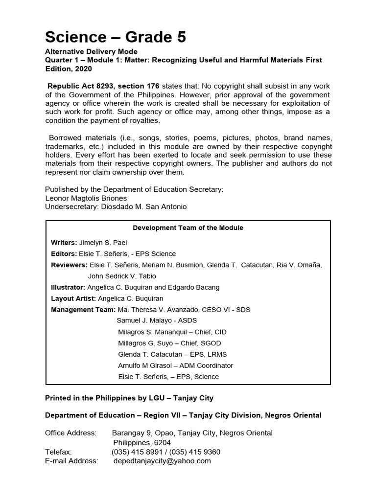 science 5 | PDF | Fires | Water