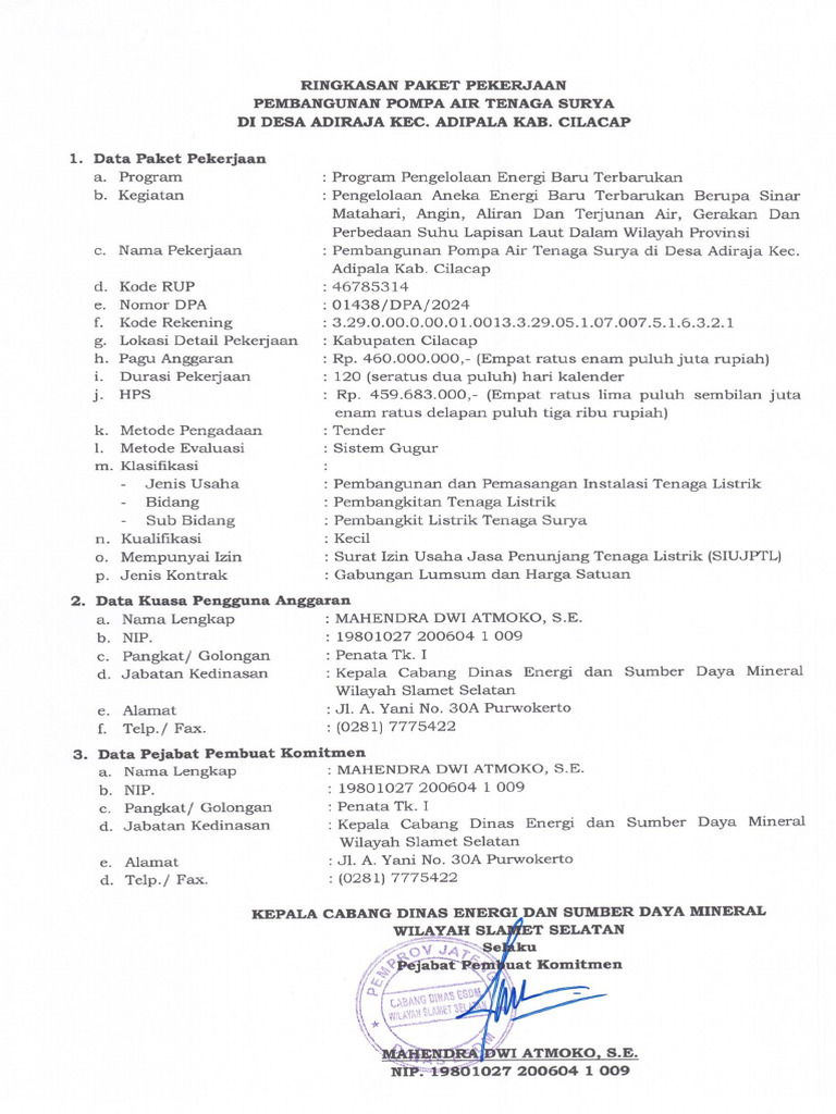 Ringkasan Paket | PDF