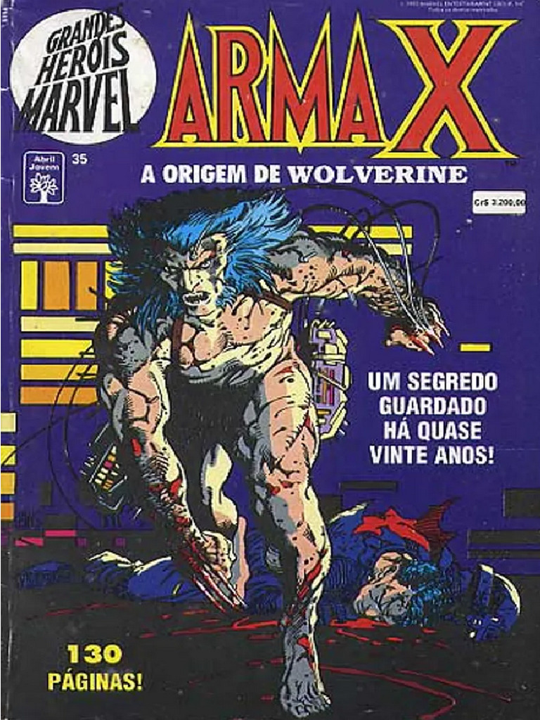 Grandes Heróis Marvel 35 - Arma X - A Origem de Wolverine (1992) | PDF