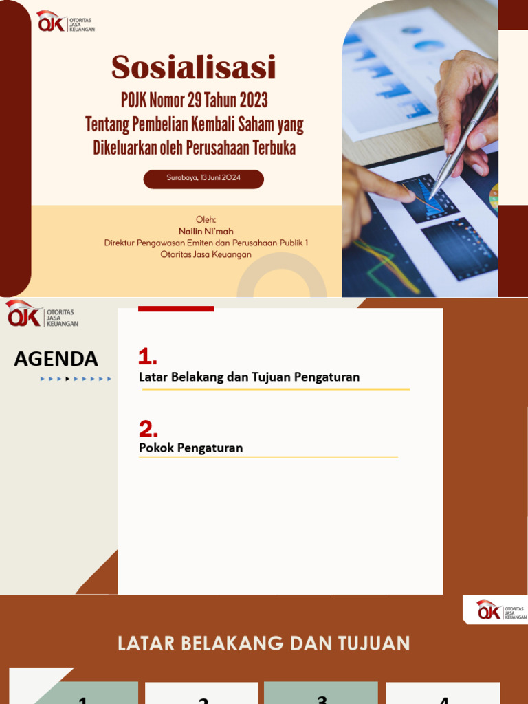 Materi Pojk 29 2023 Tentang Pembelian Kembali Saham Perusahaan Terbuka