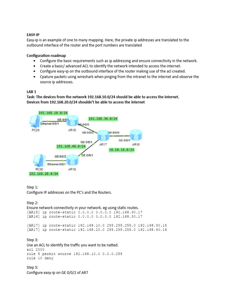 EASY-IP | PDF | Ip Address | Computer Network