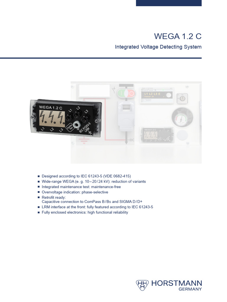 WEGA1.2C Datasheet | PDF | Electrical Equipment | Electromagnetism