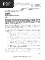 018-Pemakluman Tarikh Ujian SEGAK & BMI | PDF