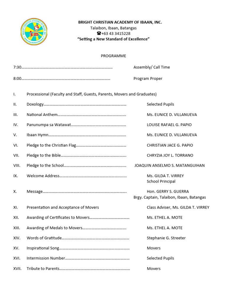 Moving Up Program | PDF