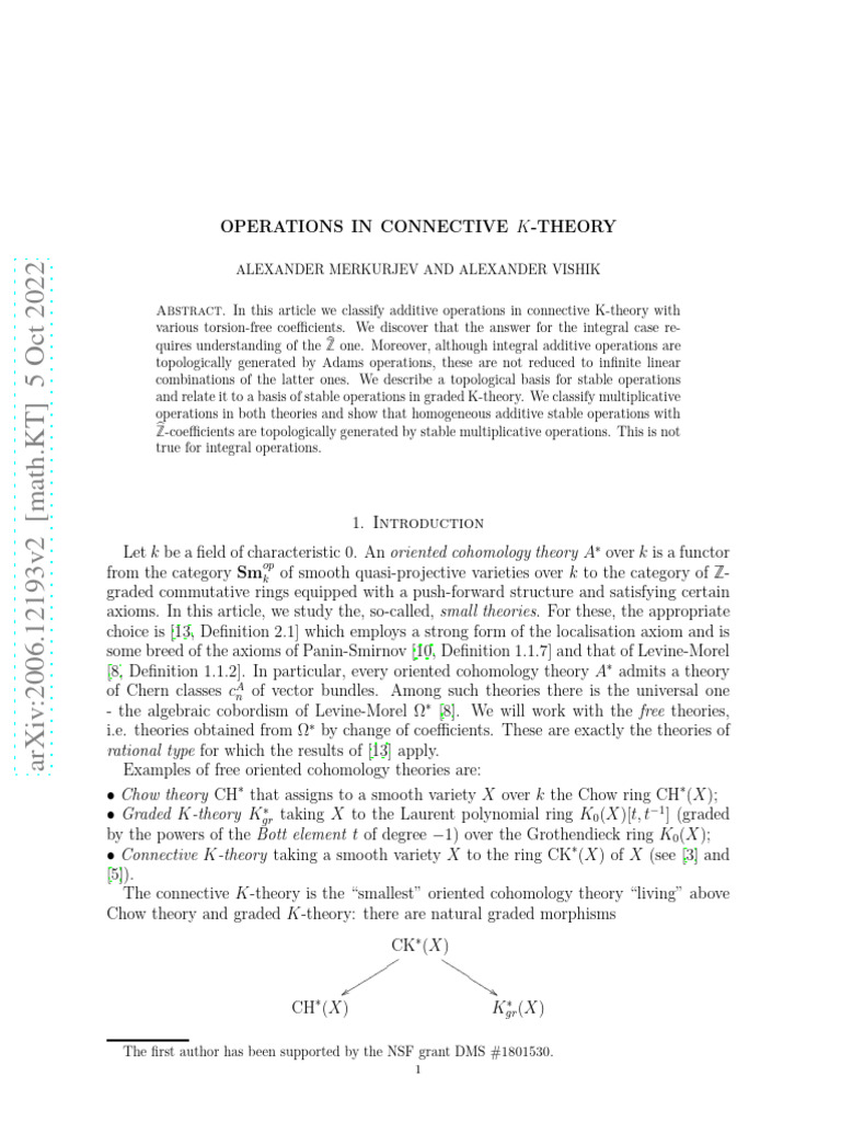 2006 12193v2 | PDF | Ring (Mathematics) | Topology