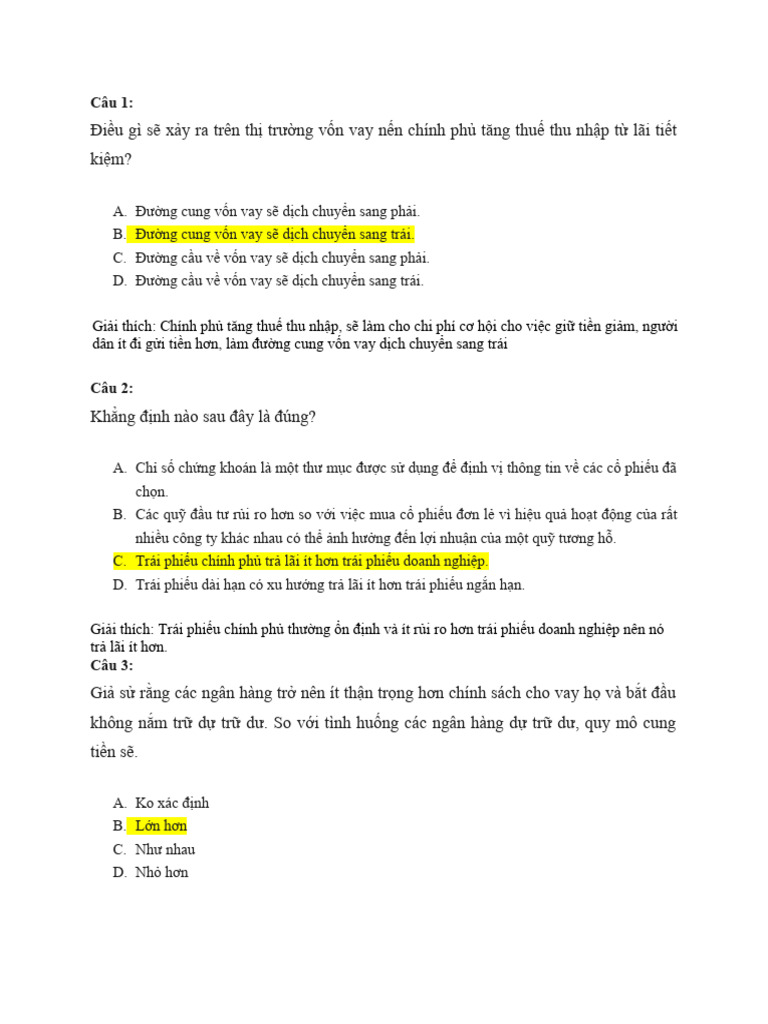 Đề Thi KTHP K48 Ca 2 Có Đáp Án Giải Thích | PDF