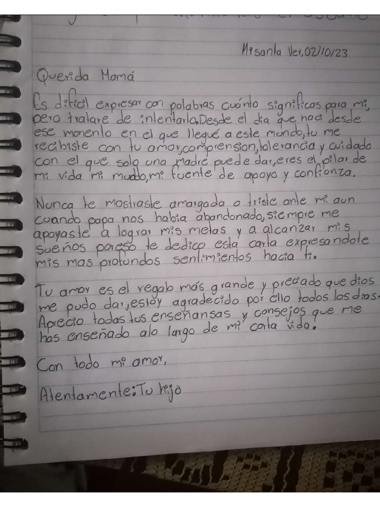 Carta Haci Mi Mami - Compressed | PDF