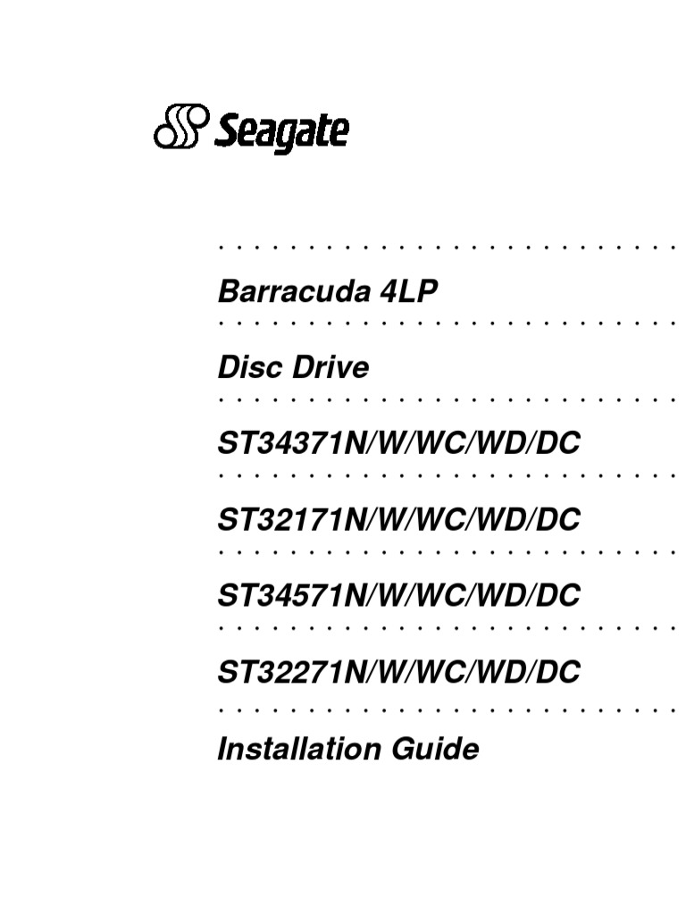 Seagate Barracuda | PDF | Electrical Engineering | Electricity