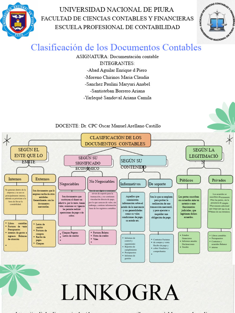 Clasificación de Los Documentos Contables | Descargar gratis PDF | Contabilidad | Negocios ...