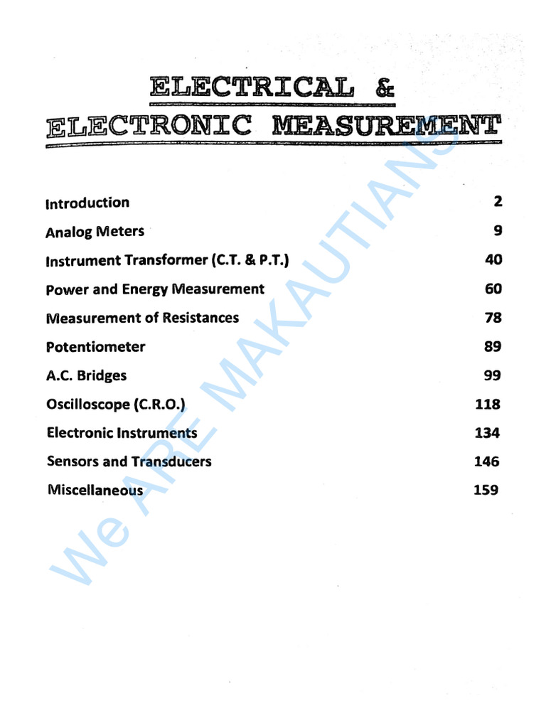 Measurement Pdf