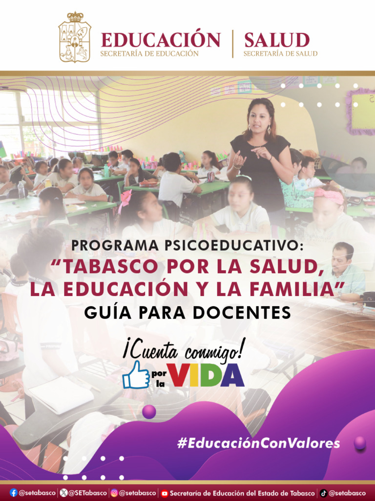 Programa Psicoeducativo | PDF | Enseñando | Maestros