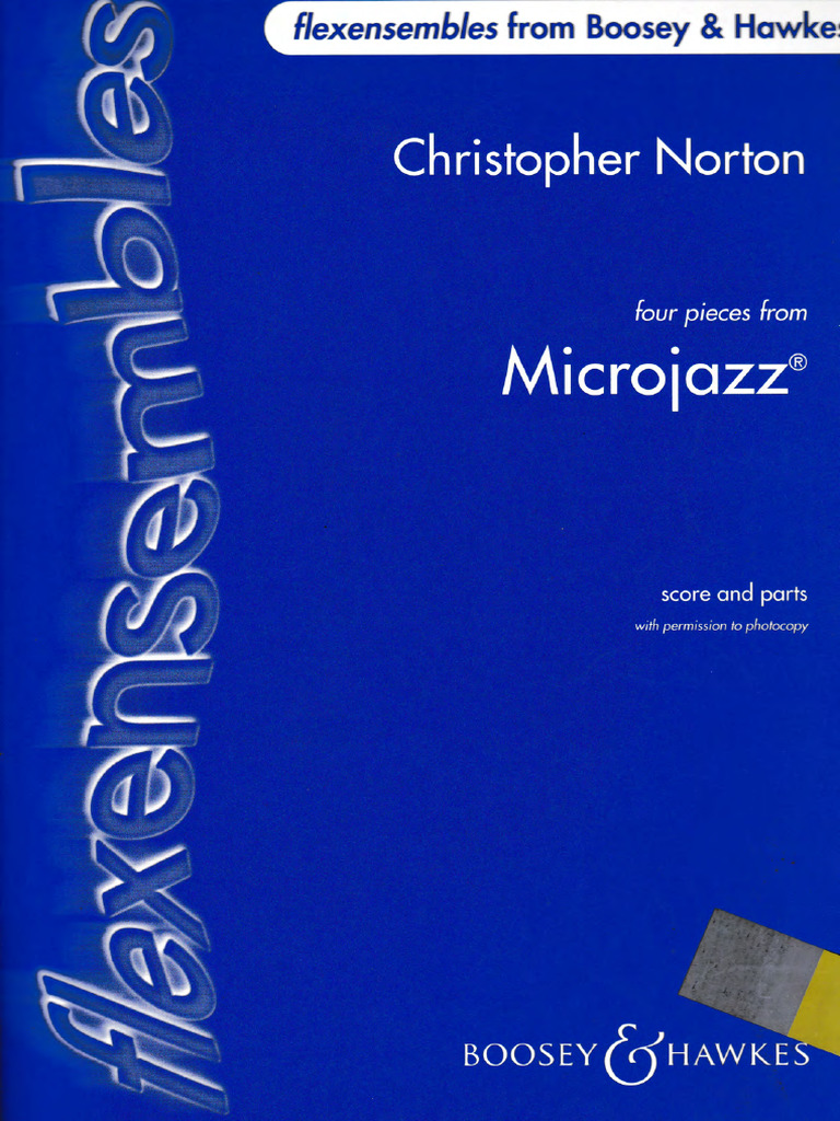 Christopher Norton - Four Pieces From Microjazz For Flexensemble | PDF