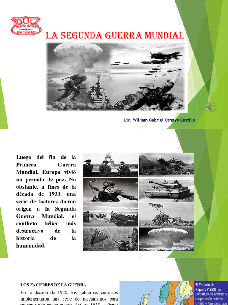 Sesión 3-La Segunda Guerra Mundial | PDF | Alemania nazi | guerra civil ...