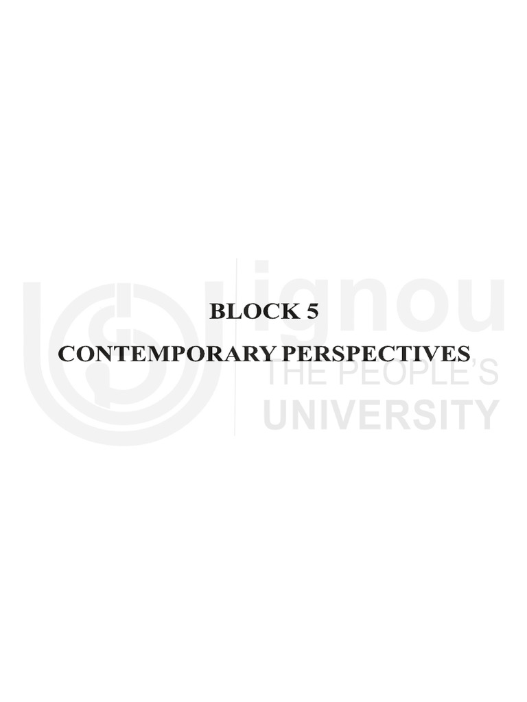 BPAC-101 E Block-5 | PDF