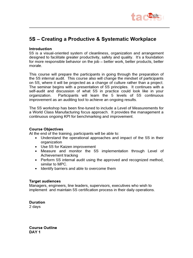 5s Download Free Pdf Audit Business