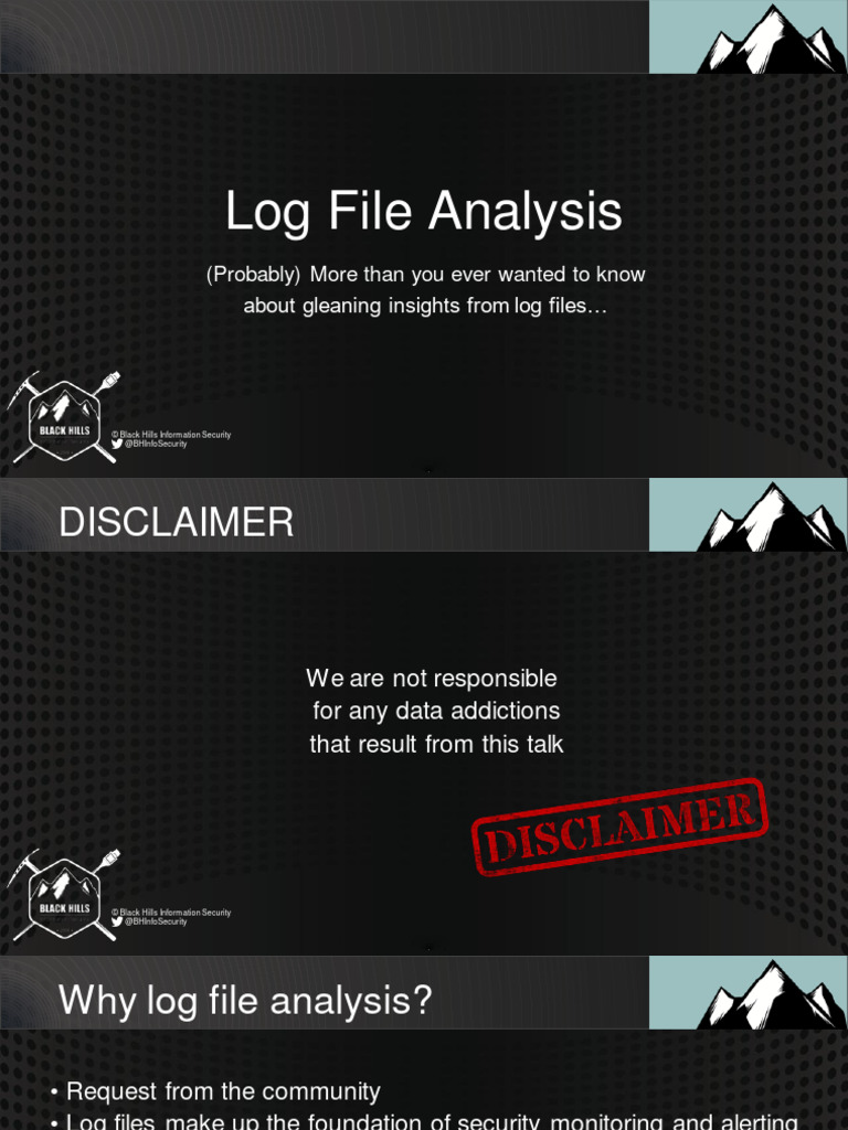 Log File Analysis: (Probably) More Than You Ever Wanted To Know About Gleaning Insights From Log ...