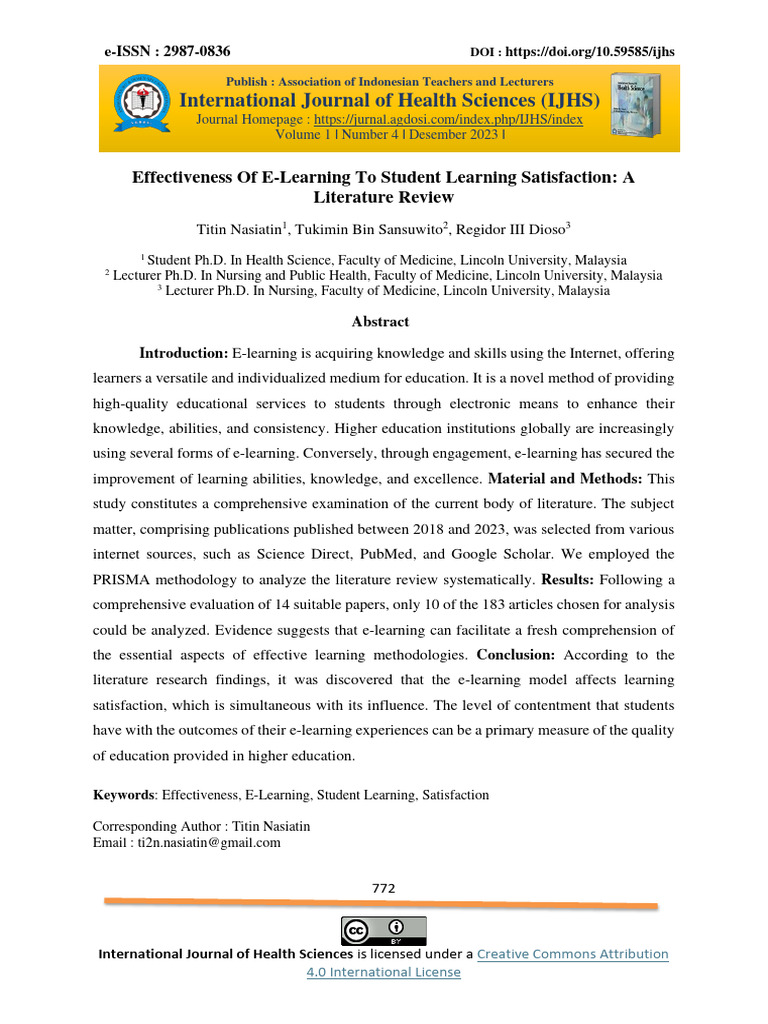 International Journal of Health Sciences (IJHS) | PDF | Educational ...