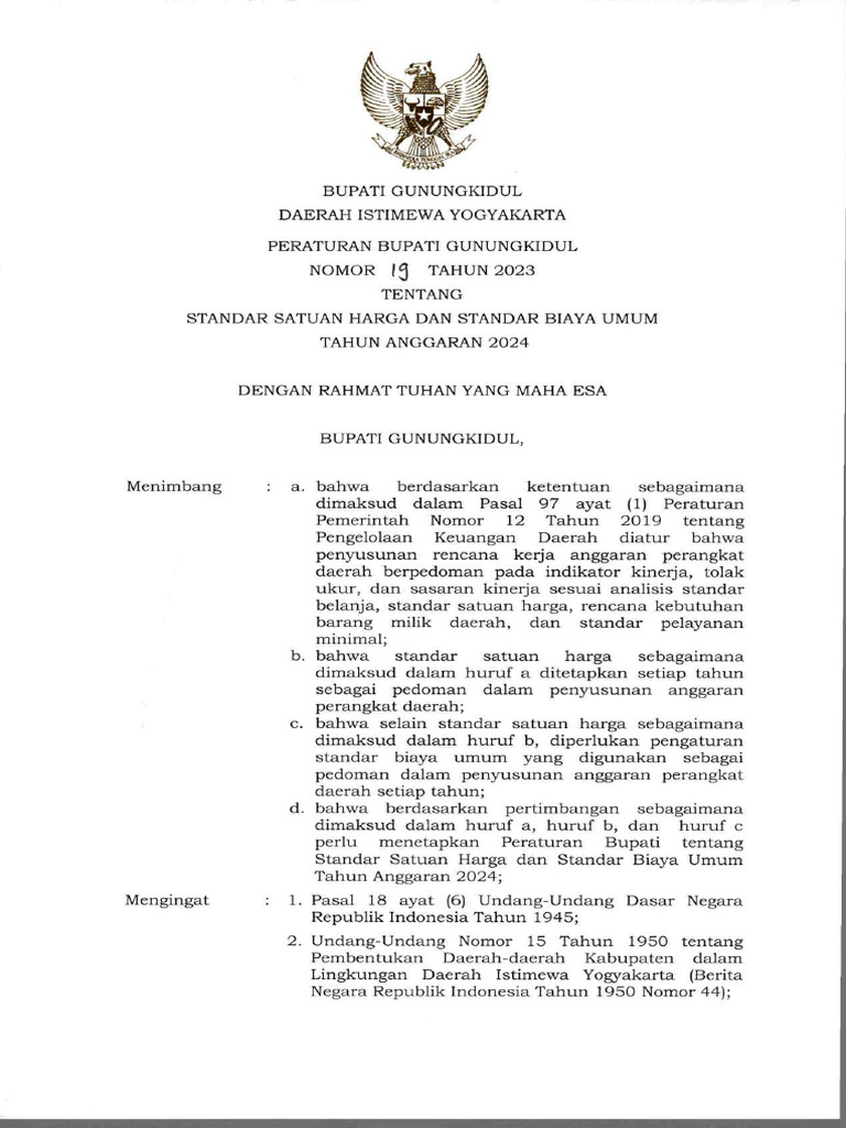 SSH SBU 2024 - No 19 TH 2023 | PDF