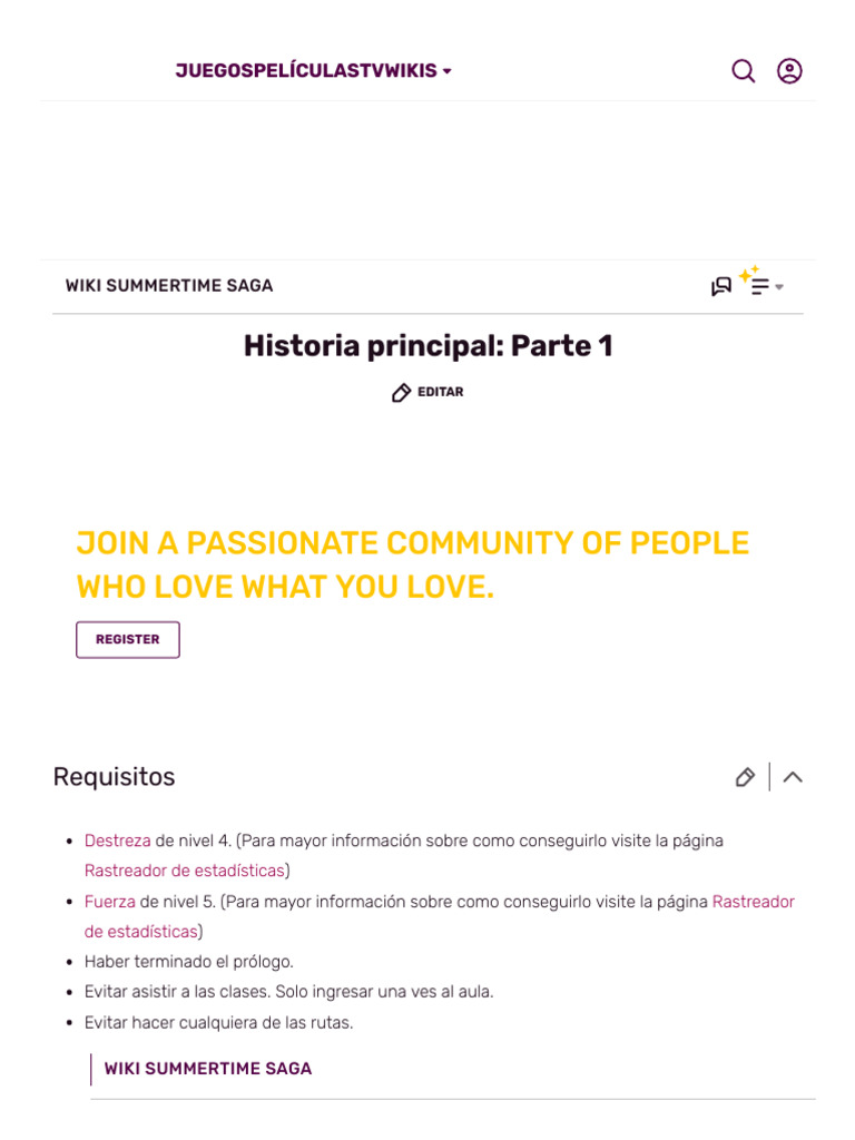 Historia Principal Parte 1 Wiki Summertime Saga Fandom Pdf