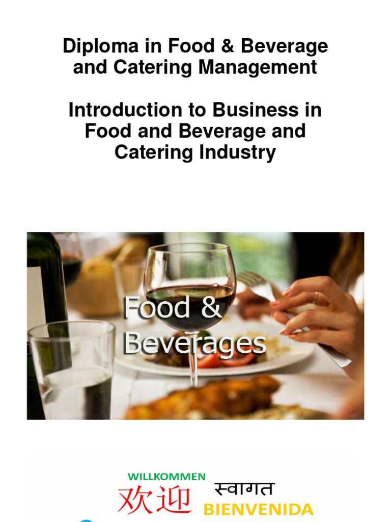 DFCM - May 2024 Slide - Introduction To Business in Food and Beverage ...