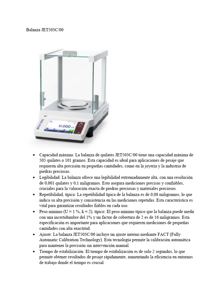 Ba Lanzas | PDF | Balanza | Metrología