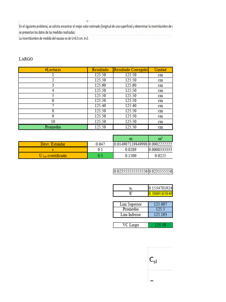 Trabajo Estimacion Mediciones Indirectas GFLO Repaso | PDF | Probabilidades y estadísticas ...
