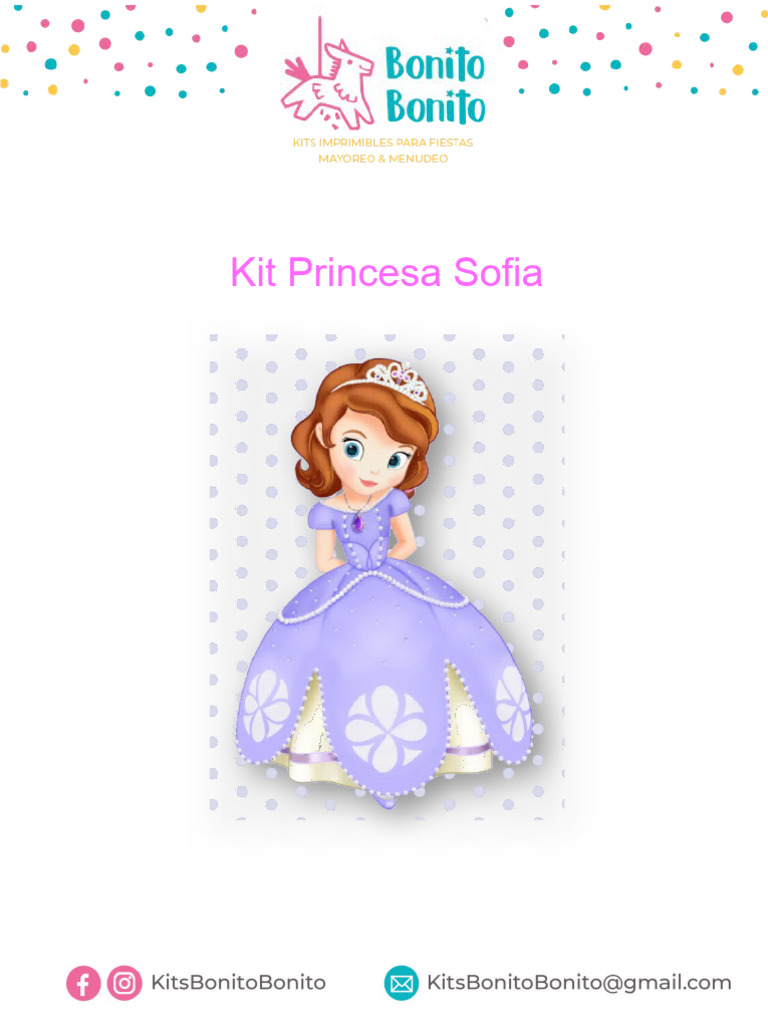 Kit Princesa Sofia | PDF