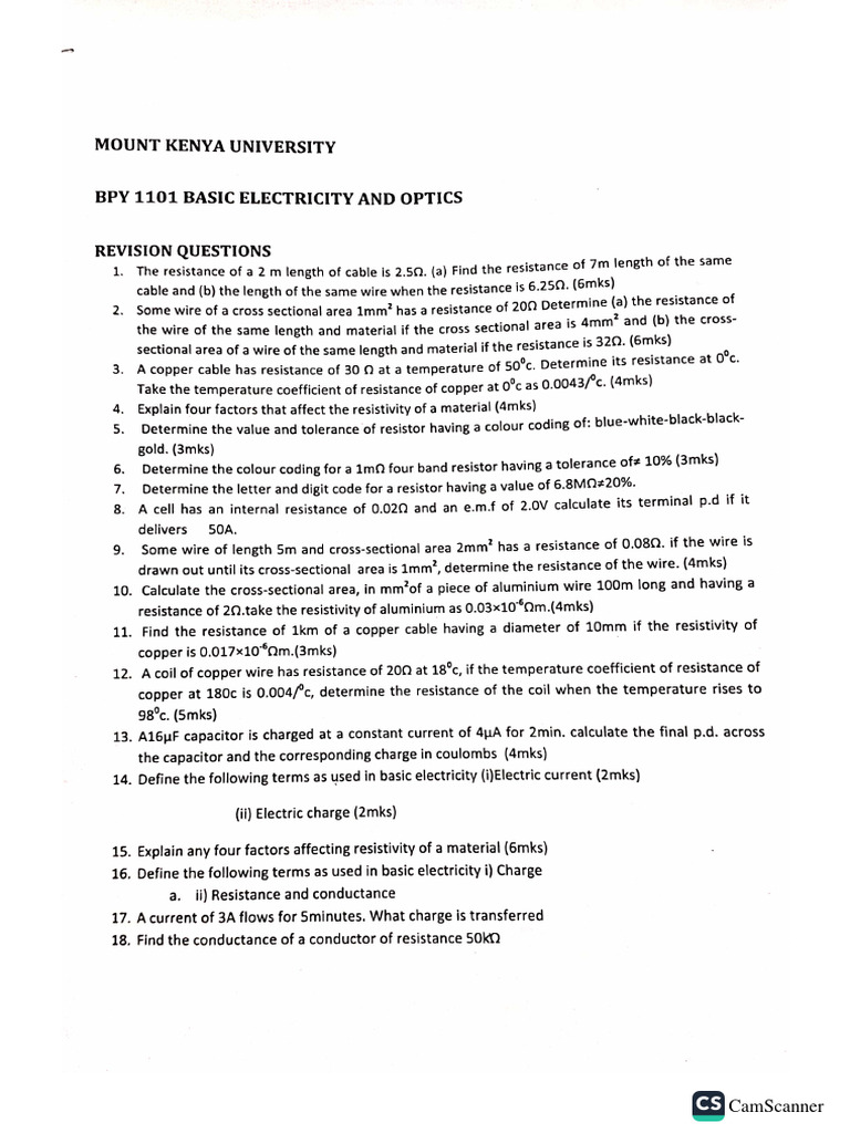 Physics - Revision Package | PDF