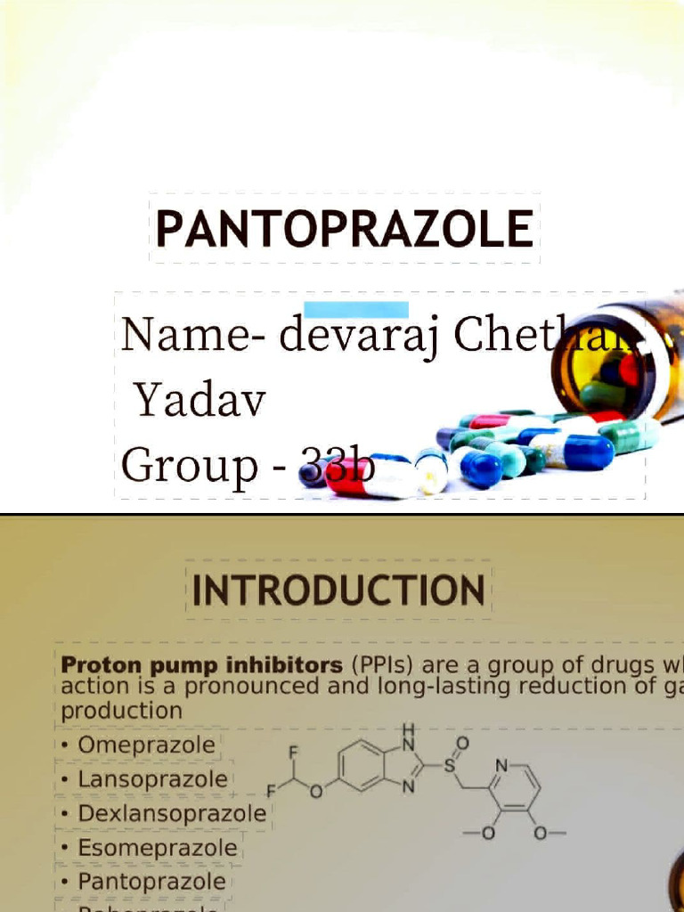 Pantoprazole: Uses, Mechanism, and Side Effects | PDF | Clinical ...