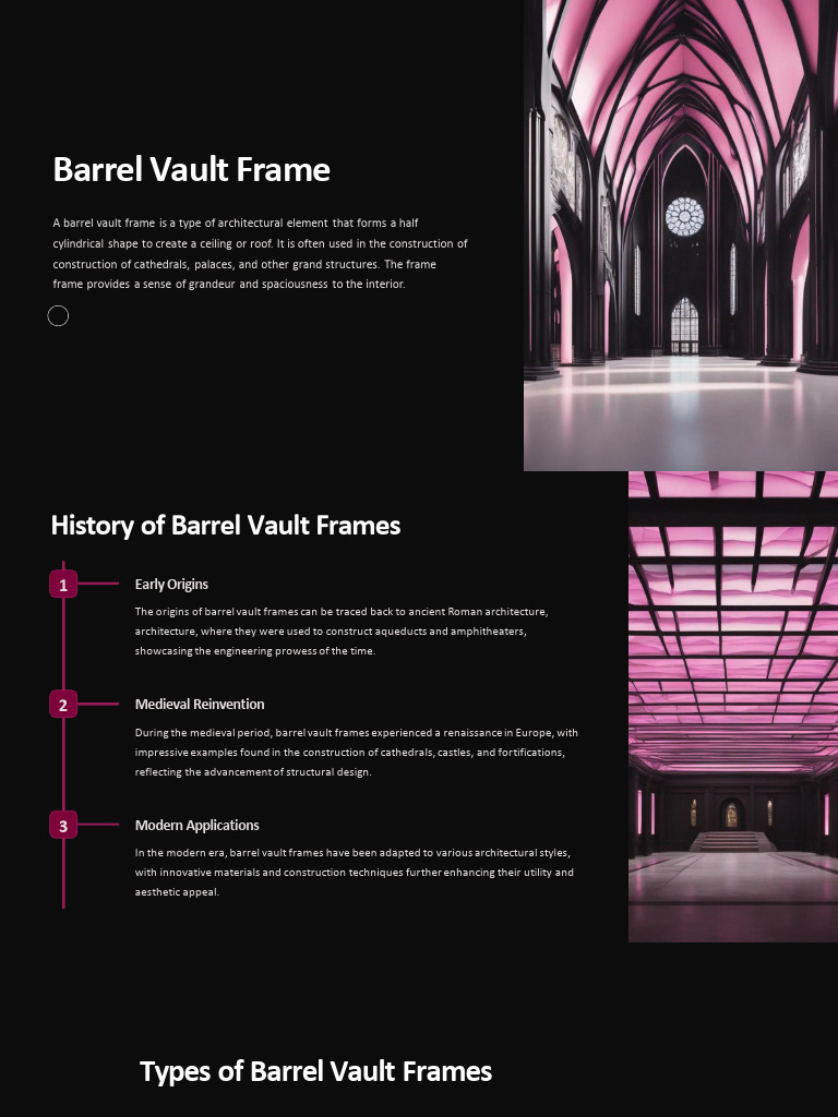 Barrel Vault Frame | PDF | Vault (Architecture) | Architectural Design