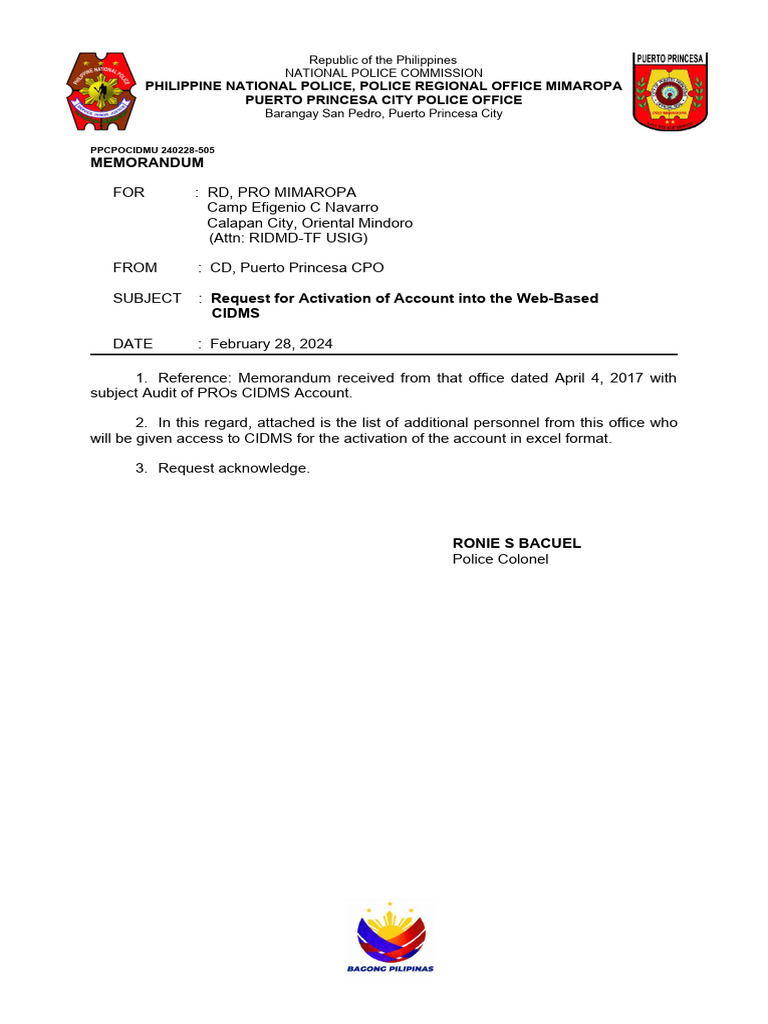 Audit of PROs CIDMS Account For R7 | PDF