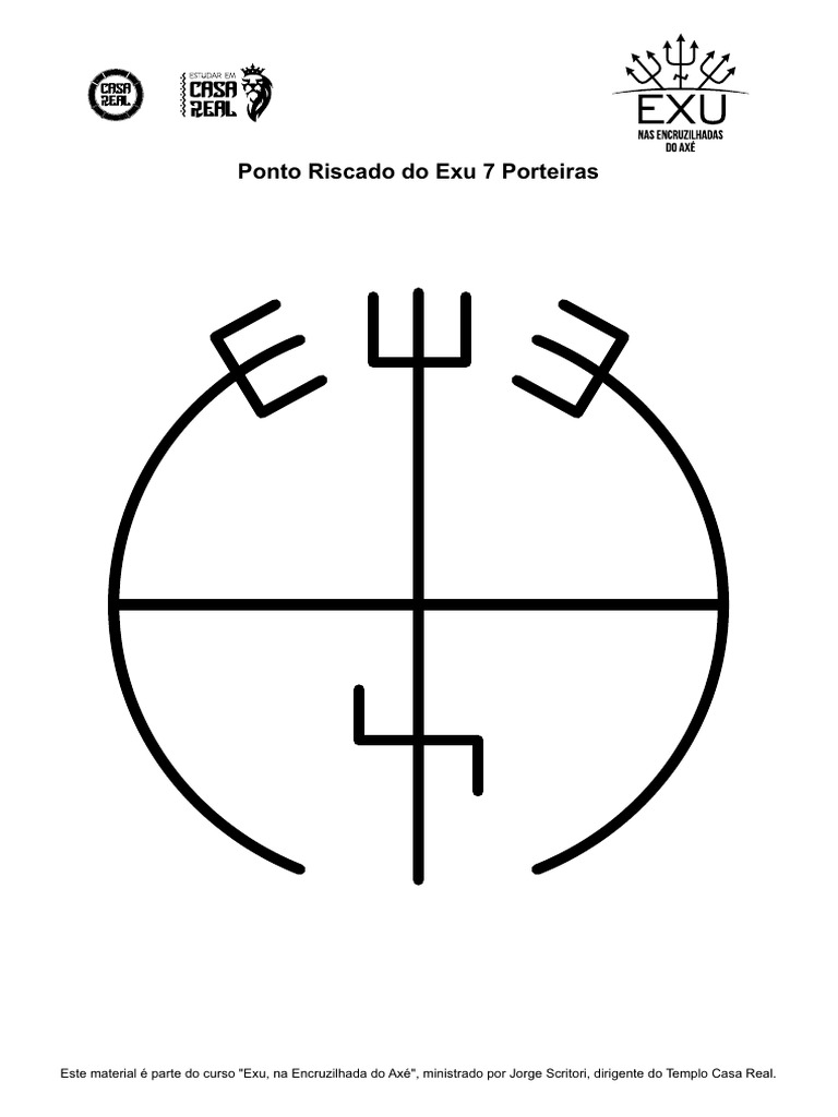 Ponto Riscado Exu Sete Porteiras | PDF