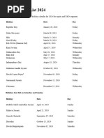 NSE Trading Holidays Calendar 2026 | PDF | Index Numbers