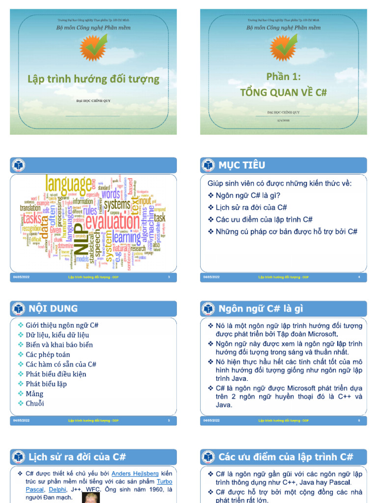 Chuong 01_Tong quan_CSharp_SV | PDF