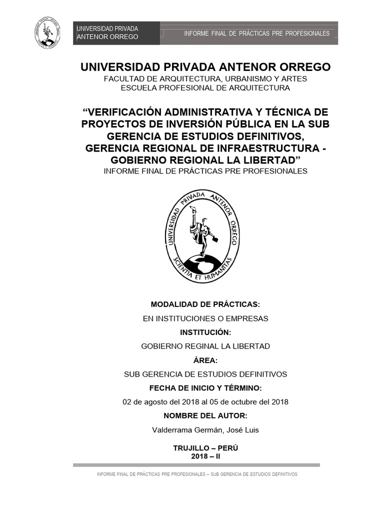 Informe Ejemplo 02 | PDF | edificio