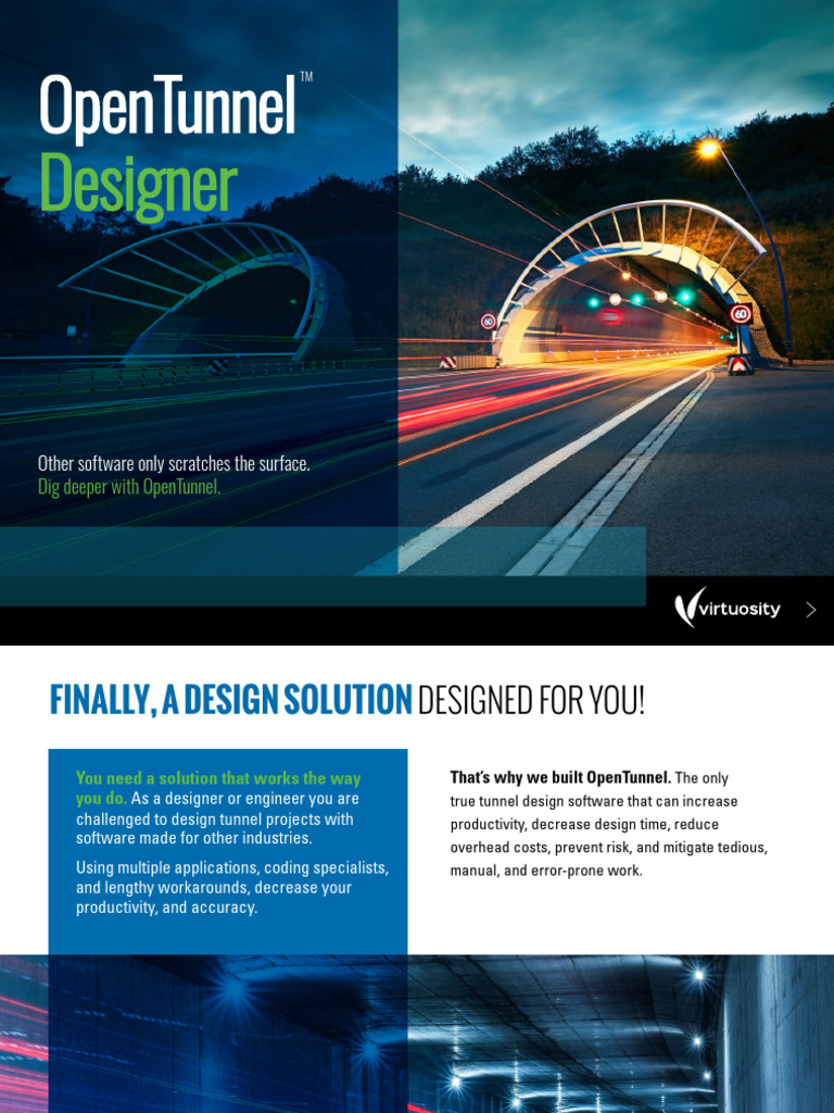 OpenTunnel Designer: Tunnel Design Simplified | PDF | Geotechnical ...