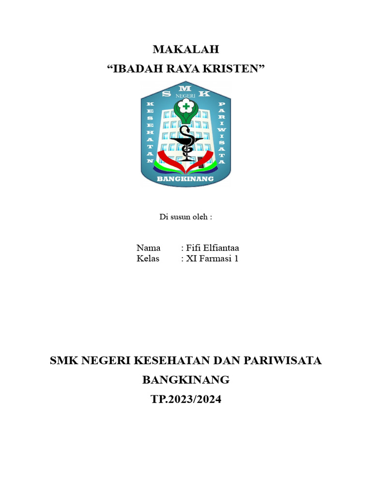 Makalah Ibadah Raya Kristen Fifi | PDF | Ilmu Sosial