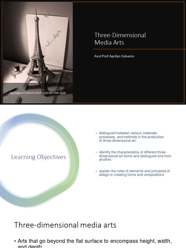 Three Dimensional Media | PDF | The Arts