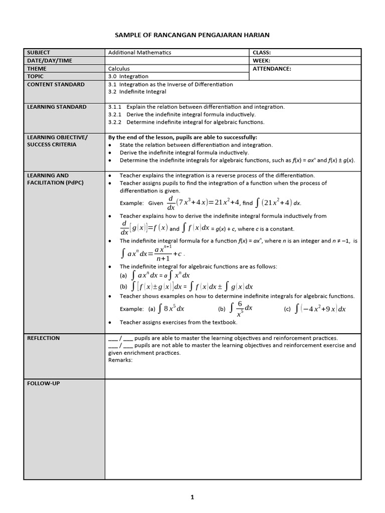 RPH Chapter 3 | PDF | Integral | Function (Mathematics)