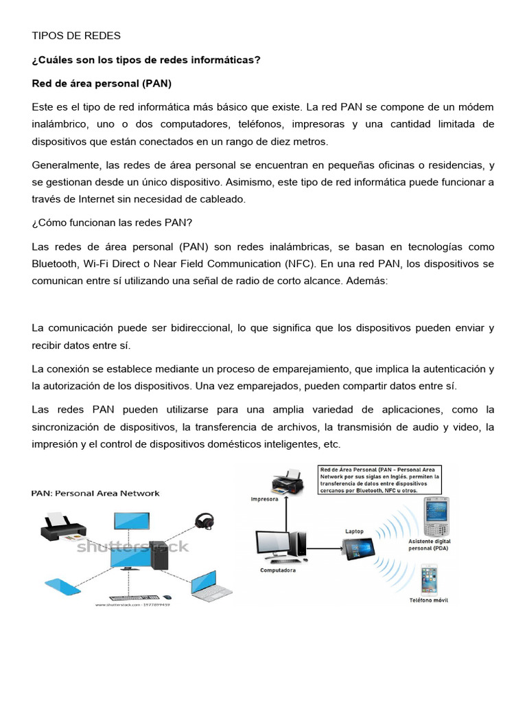 Tipos de Redes | PDF | Red privada virtual | Red de computadoras