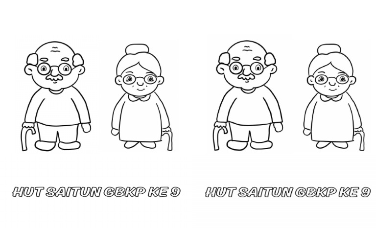 MEWARNAI KAKEK NENEK | PDF