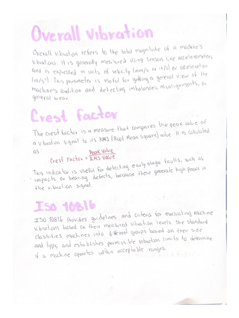 Overall Vibration | PDF