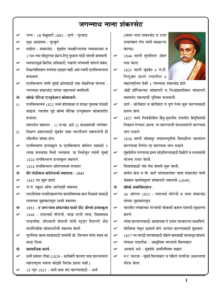 History Samajsudharak Notes 01 | PDF