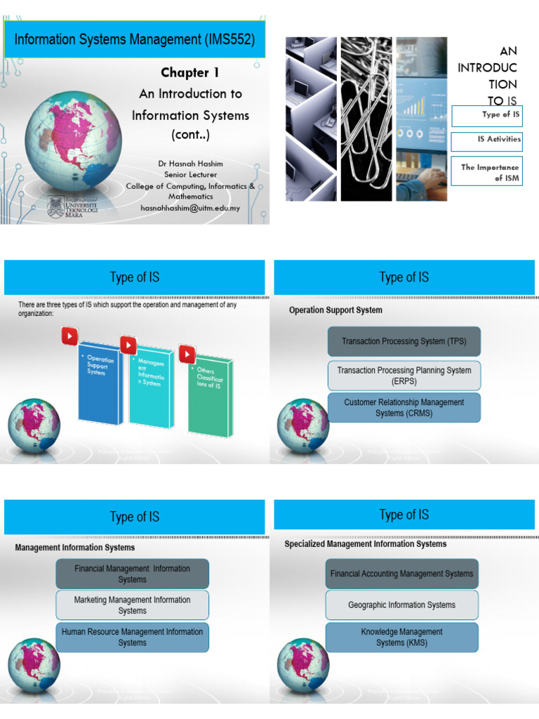 Intro to Information Systems | PDF | Information System | Information