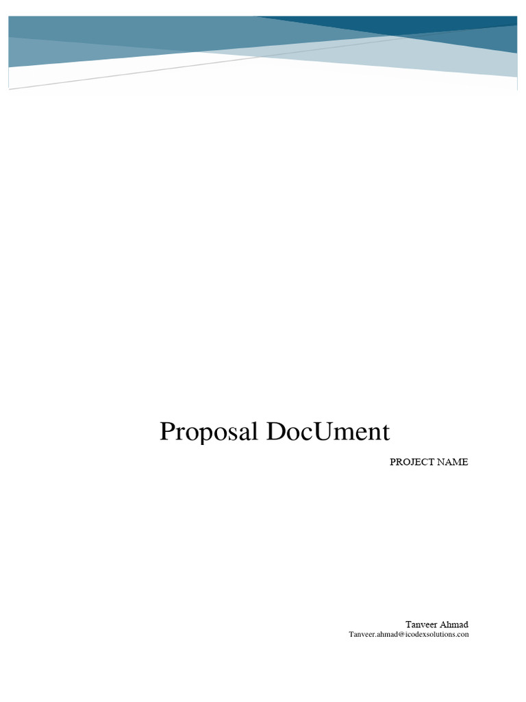 Proposaldocumentation Softwaredevelopment Pdf Software Testing Documentation 9689