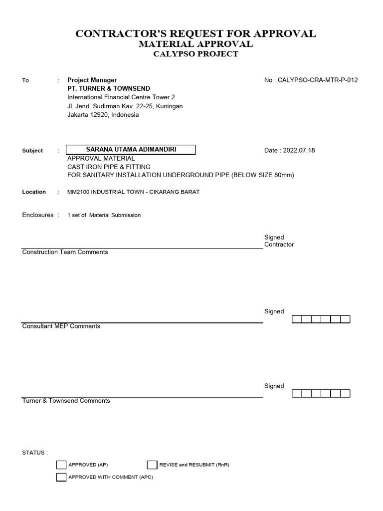 Approval Cast Iron Pipe & Fitting r6 | PDF | Pipe (Fluid Conveyance ...
