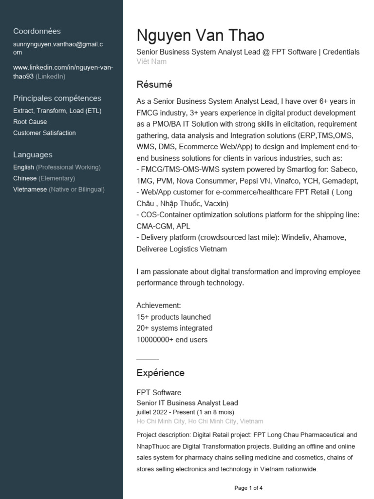 Profile | PDF | Enterprise Resource Planning | Customer Relationship ...