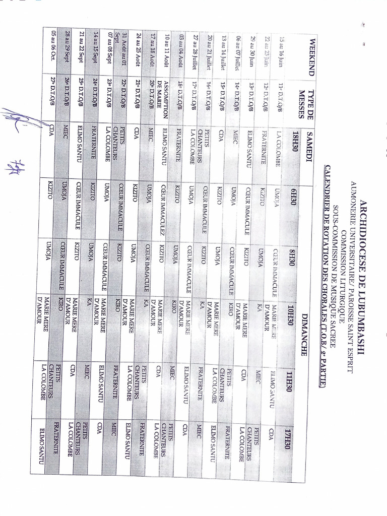 Calendrier_TOB_2_2024 | PDF