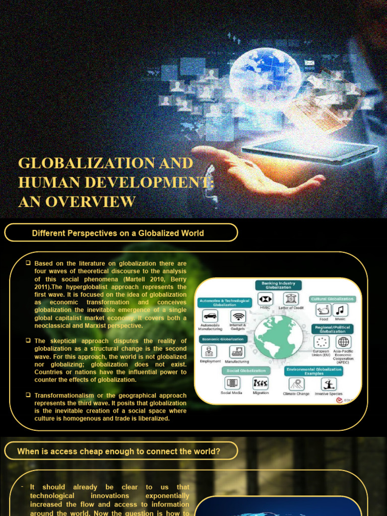 Globalization and Human Development | PDF | Globalization | Poverty